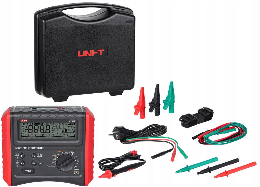 Miernik UNI-T UT593 wielofunkcyjny LCD 1000V RCD - 11298935716 - oficjalne archiwum Allegro