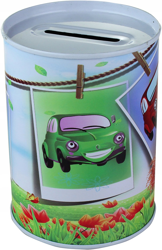 Metalowa SKARBONKA PUSZKA SAMOCHODY Auto - 12508348236 - oficjalne archiwum Allegro