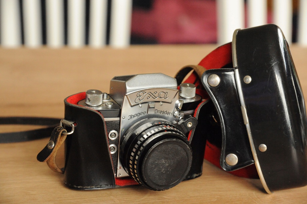 Exa 0 + ob. 2,8/50- ładny i sprawny w futerale - 14585605438 ...