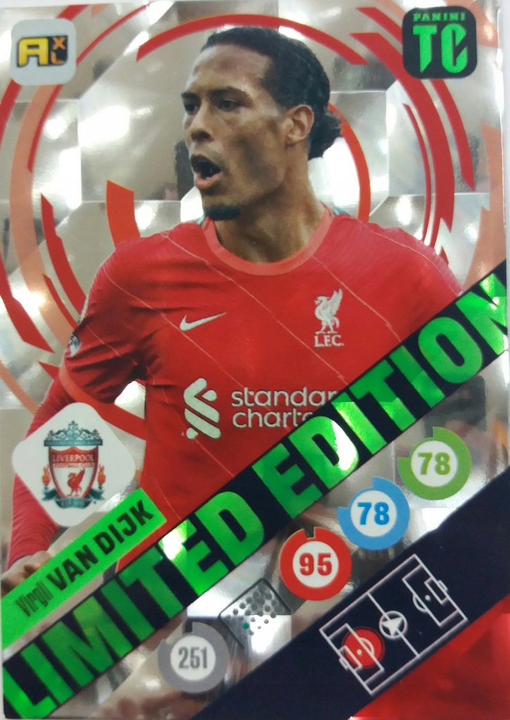 PANINI FIFA TOP CLASS 2022 LIMITED CARD VAN DIJK - 12486557923 ...