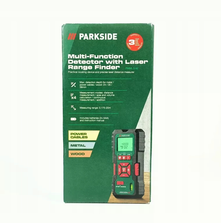 PARKSIDE DETECTOR WITH LASER PMML 5 A2 IGŁA - 14429367150 - oficjalne ...