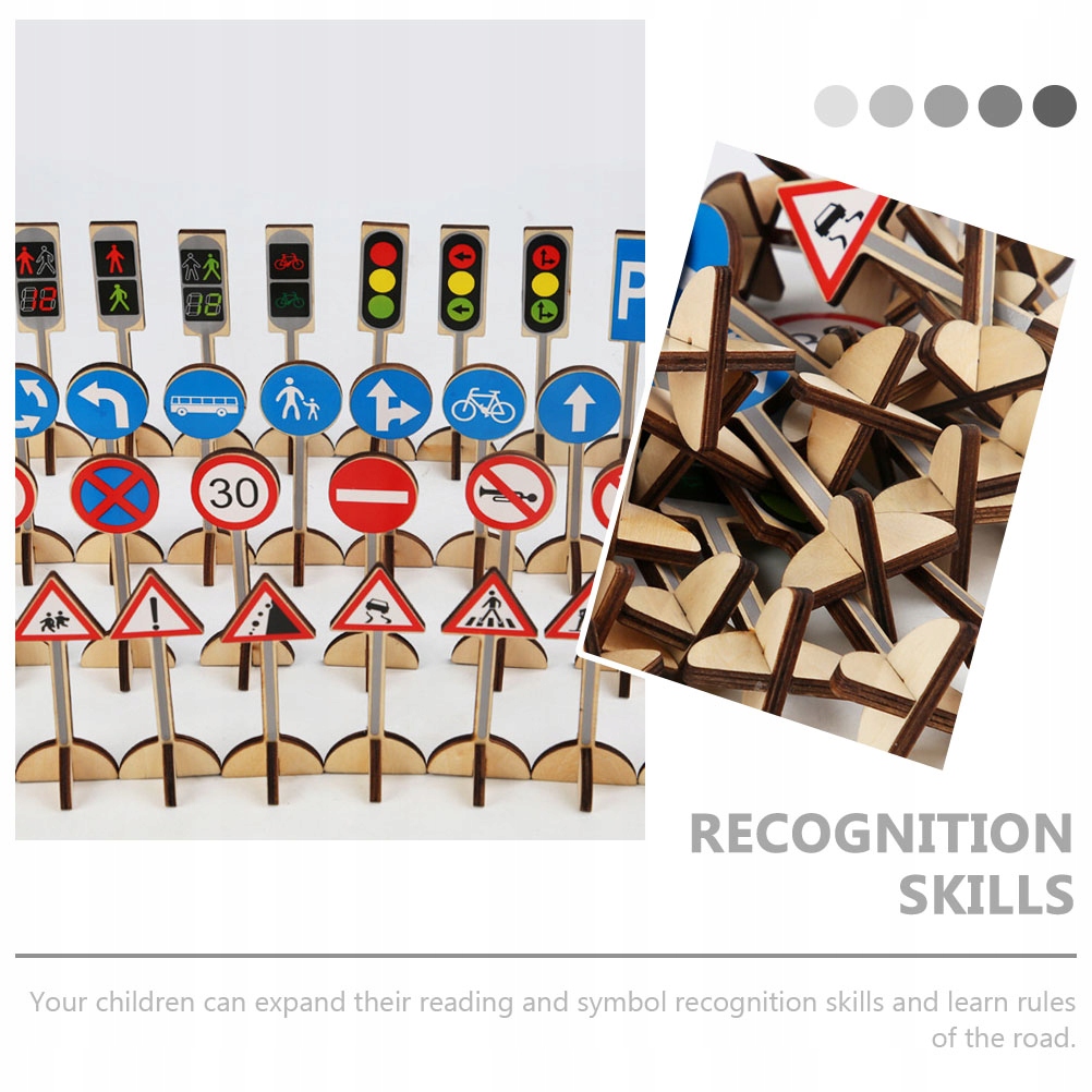 Drewniane Znaki Drogowe Ustawione Drogowe Znaki Dr - 12950811457 - oficjalne archiwum Allegro