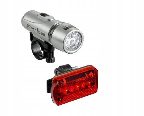 LAMPKI ROWEROWE OŚWIETLENIE ROWER POWER BEAM LED - 8099085427 ...