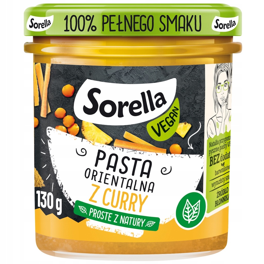 PASTA ORIENTALNA Z CURRY SORELLA WEGAŃSKA 130G - 10530311864 ...