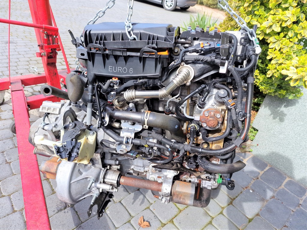 Silnik 1,6 HDI Citroen Peugeot BH02 JBHT Kompletny - 13572917298 - oficjalne archiwum Allegro