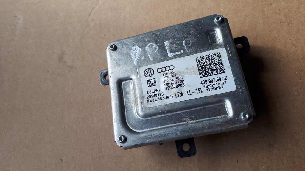 S4 B8 A4 MODUŁ STEROWNIK LED 4G0907697D SQ5 A5 S5 - 11984755014 ...