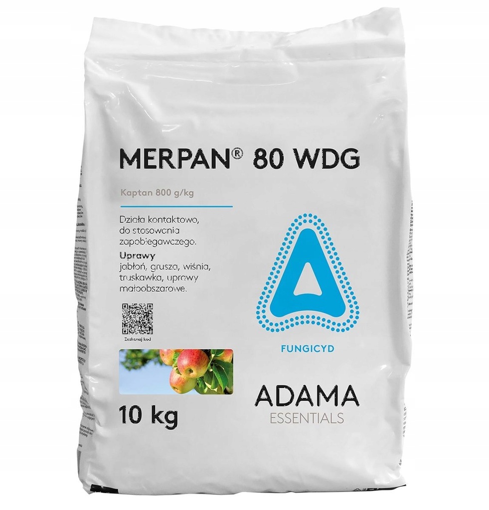 MERPAN 80 WDG FUNGICYD Kaptan 10kg - 12217137159 - oficjalne archiwum ...