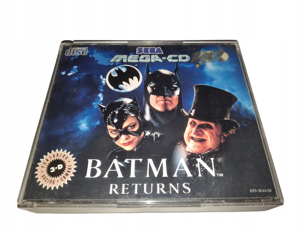 Batman Returns / Sega Mega CD - 14842219092 - oficjalne archiwum Allegro