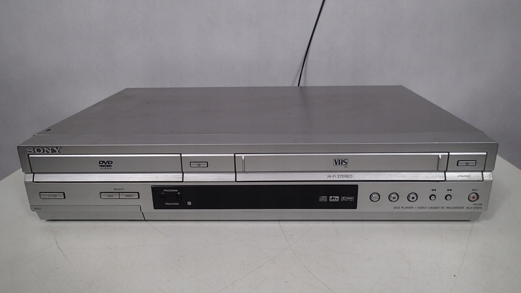 kombo dvd-vhs sony vhs-dvd dlv-d920 - 14472693211 - oficjalne archiwum Allegro