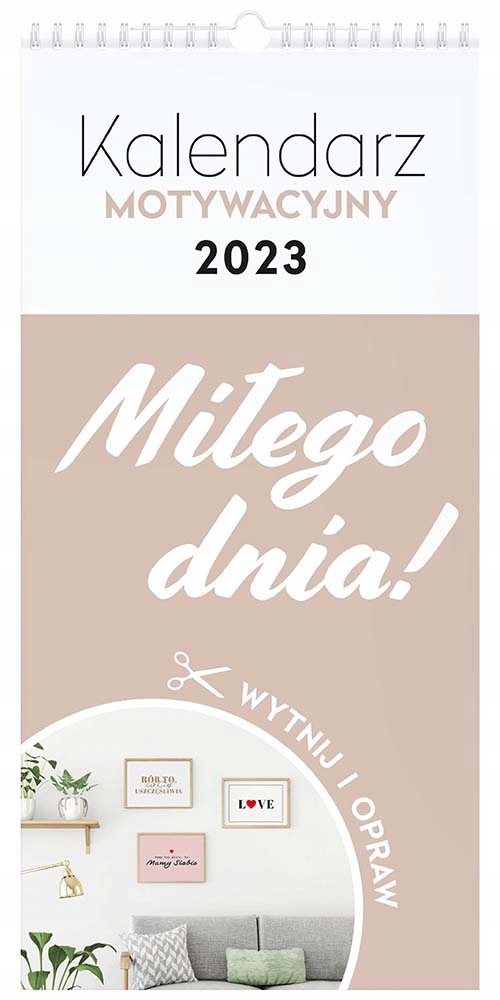 KALENDARZ ŚCIENNY PLANSZOWY MOTYWACYJNY 2023 - 12674685901 - oficjalne archiwum Allegro