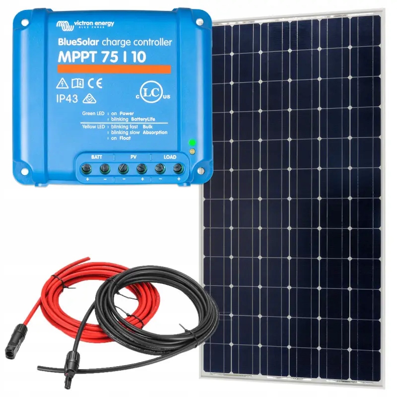 ZESTAW SOLARNY VICTRON 175W STEROWNIK MPPT 10A 12V - 13269030174 ...