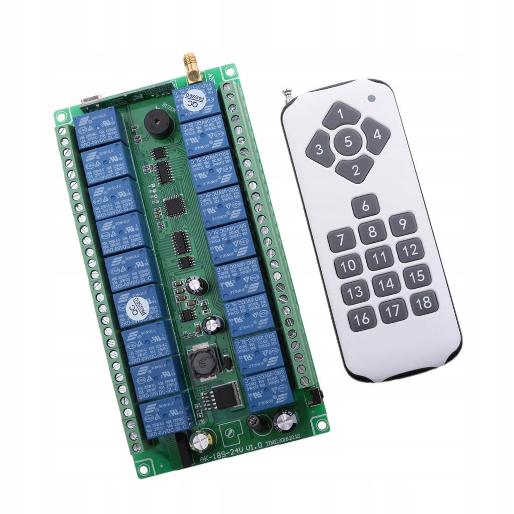 12V V 18 Channel 433MHZ Wireless Remote Control - 12939752289 ...
