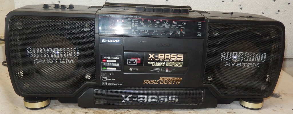 Radioodtwarzacz SHARP WQ-T352 - 12576855316 - oficjalne archiwum Allegro