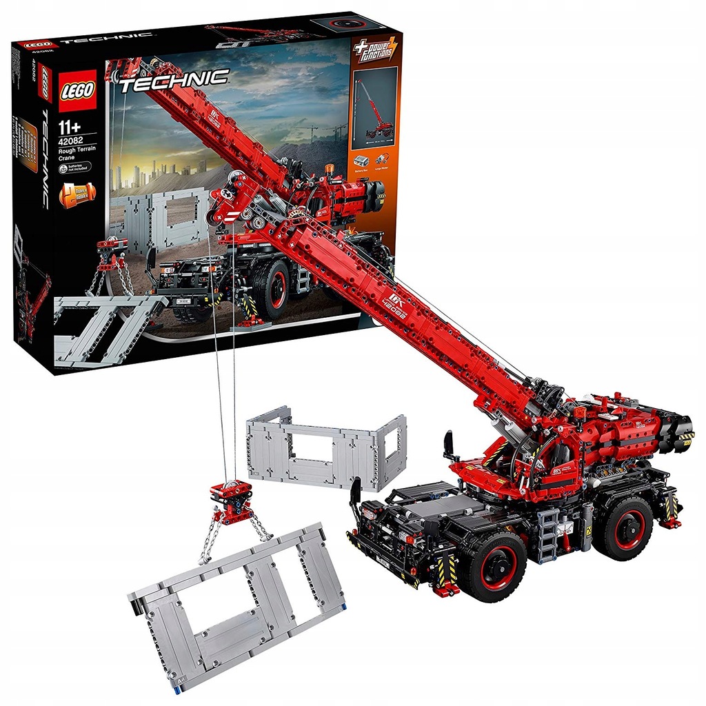LEGO TECHNIC 42082 DZWIG + GRATIS - 8101952431 - oficjalne archiwum Allegro