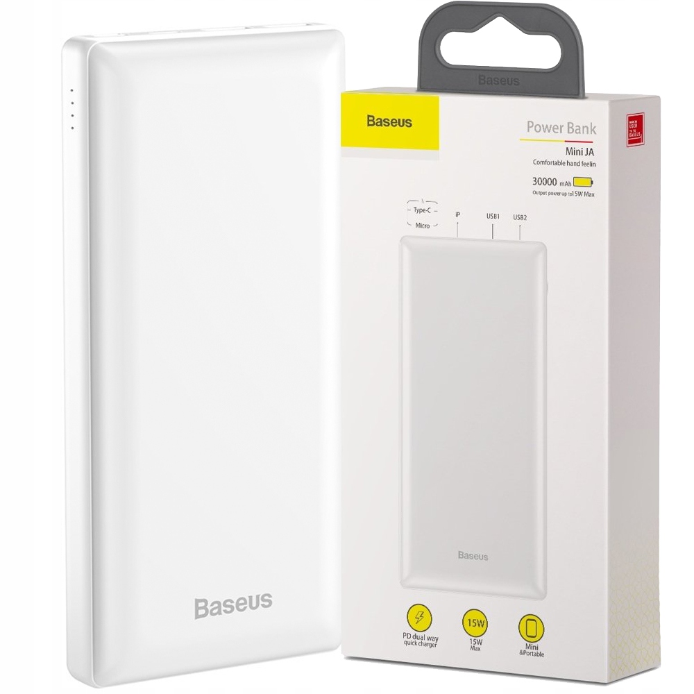 BASEUS POWER-BANK 30000 mAh DUŻY USB / USB-C 3A PD - 8670851983 ... BASEUS POWER-BANK 30000 mAh DUŻY USB / USB-C 3A PD - 8670851983 ...