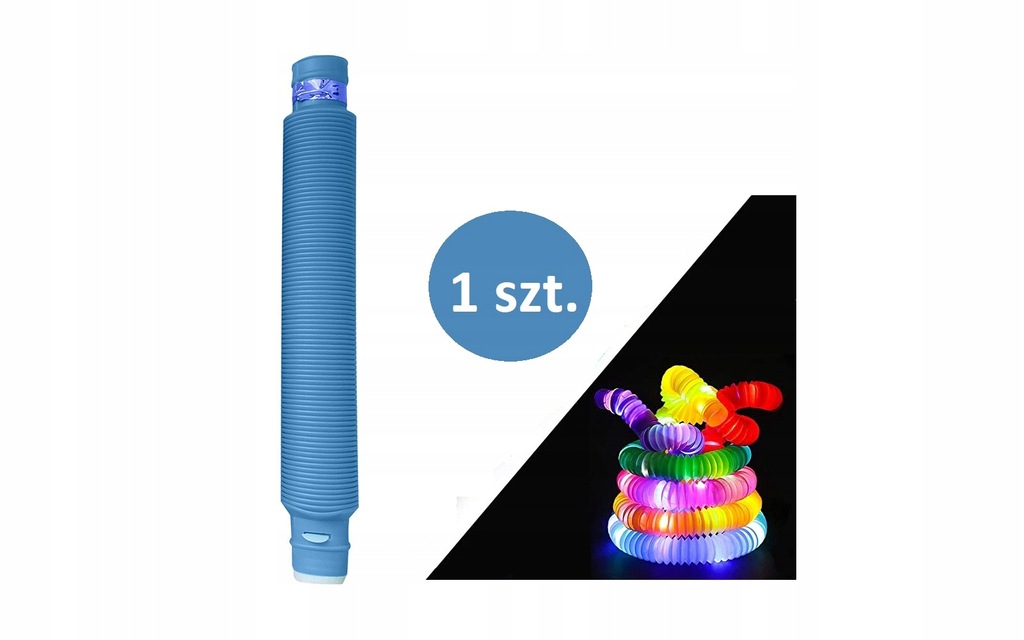 RURA POP TUBE SENSORYCZNA ŚWIECĄCA LED 1 szt. XXL - 12544764332 ...