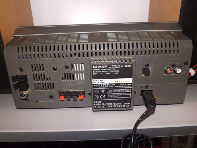 WIEŻA SHARP XL-T300H 2 GŁOŚNIKI PILOT - 7930048573 - oficjalne archiwum ...