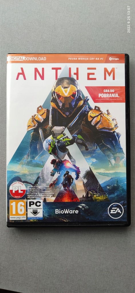 Anthem - pudełko kolekcjonerskie BOX - 13302753695 - oficjalne archiwum ...