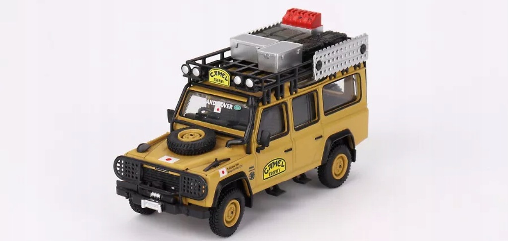 Land Rover Defender 110 Camel Trophy Amazon Team - 1989 Mini GT 1:64 ...