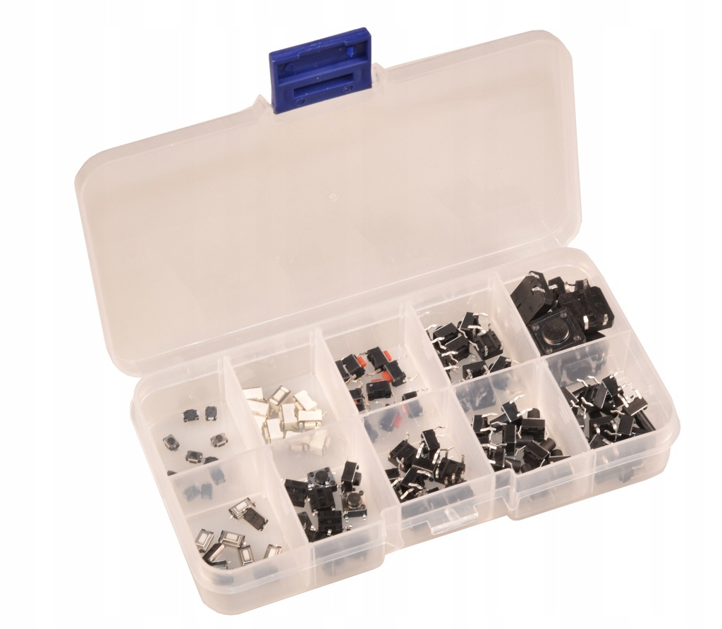 Zestaw Przycisków Przełączników Tact Switch 100szt 9550333499