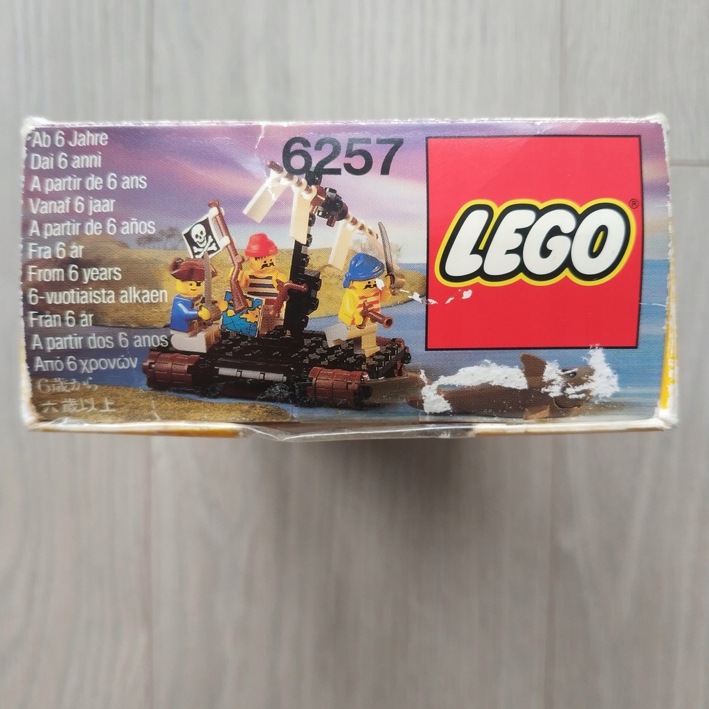 LEGO 6257 Piraci Tratwa Castaway's Raft Pudełko - 11583734983 ...