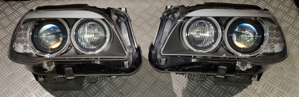 BMW F10 F11 Lampy Bi Xenon Dynamic skrętne komplet - 12184823577 - oficjalne archiwum Allegro