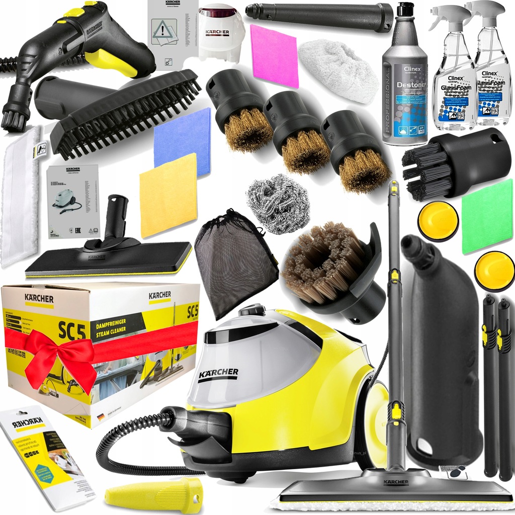 KARCHER NAJMOCNIEJSZA PAROWNICA SC5 MOP PAROWY PRO - 7709976368 ...