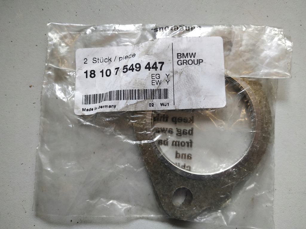 BMW N52 N53 Uszczelka rury wyd za kat. 18107549447 - 9278258580 ...