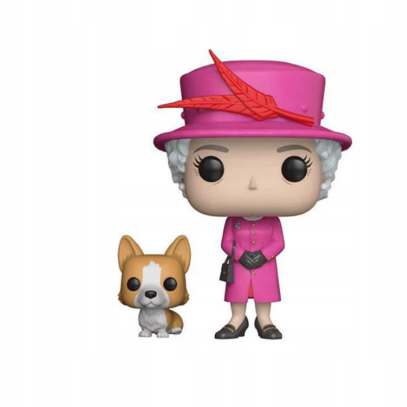 FIGURKA FUNKO QUEEN ELIZABETH II Z CORGI ZABAWKA - 13001325831 ...