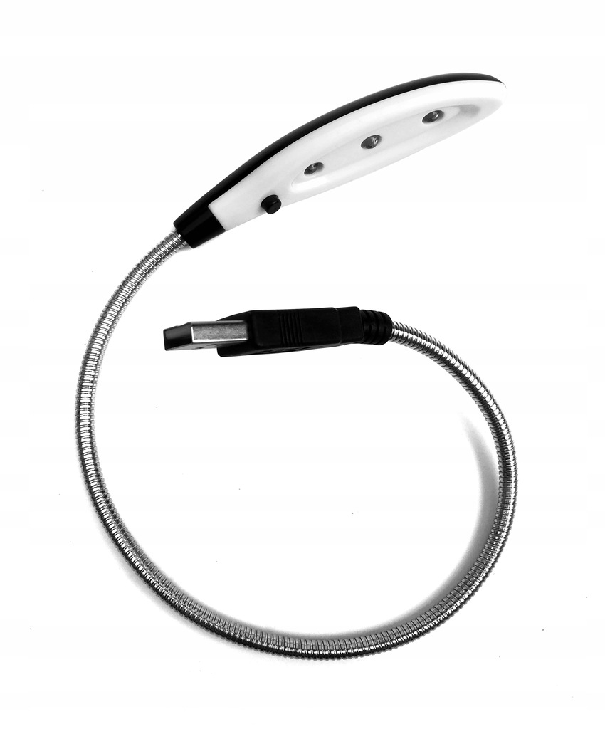 LAMPKA 3 LED USB DO CZYTANIA DO LAPTOPA - 7643106091 - oficjalne archiwum Allegro