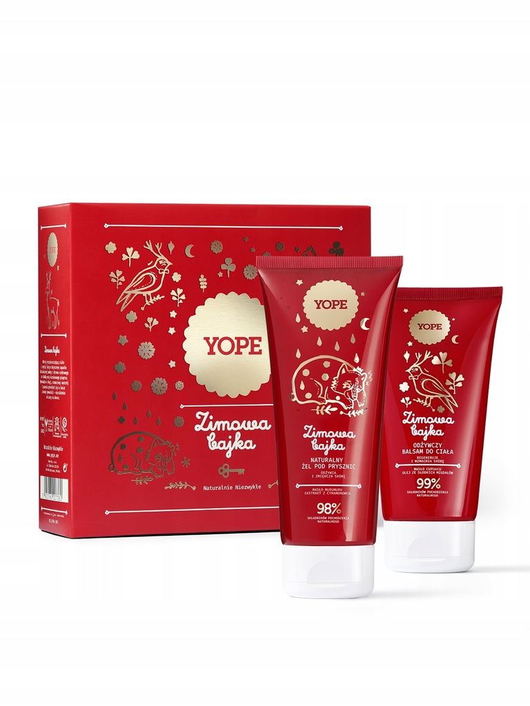 YOPE Zestaw żel 200ml i balsam do ciała 150ml Zimowa Bajka - 14714285654 - oficjalne archiwum ...