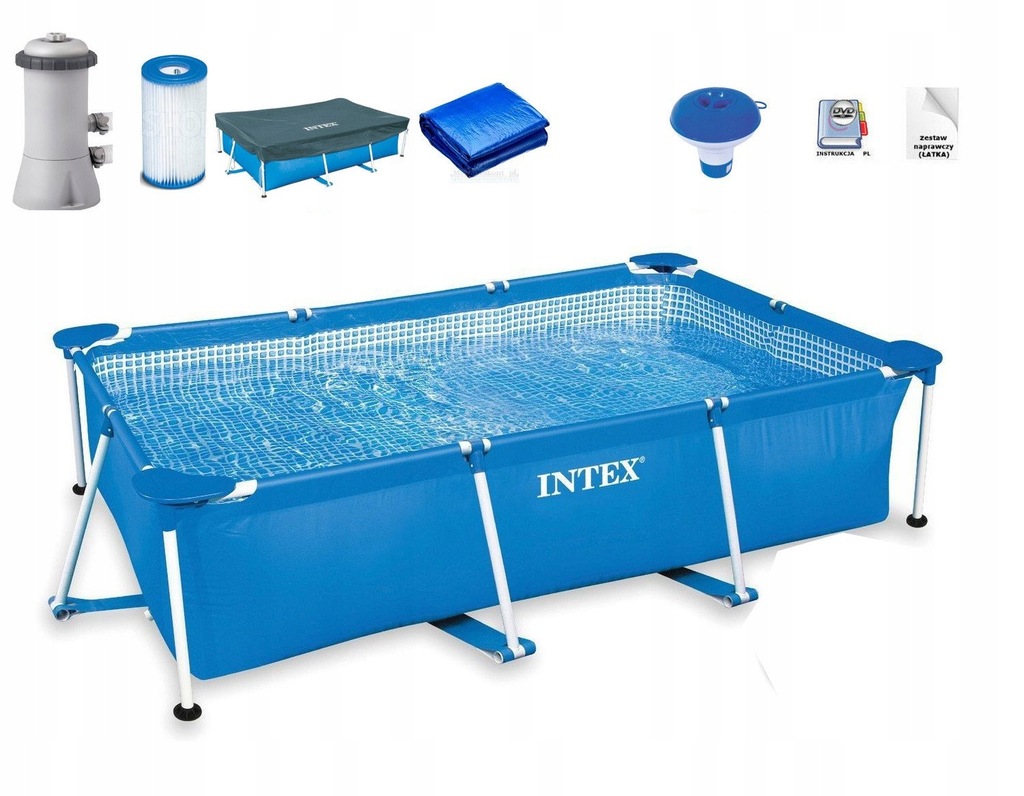 INTEX 28272 BASEN 300x200x75 STELAŻ ŁUKÓW - 7608661549 - oficjalne ...