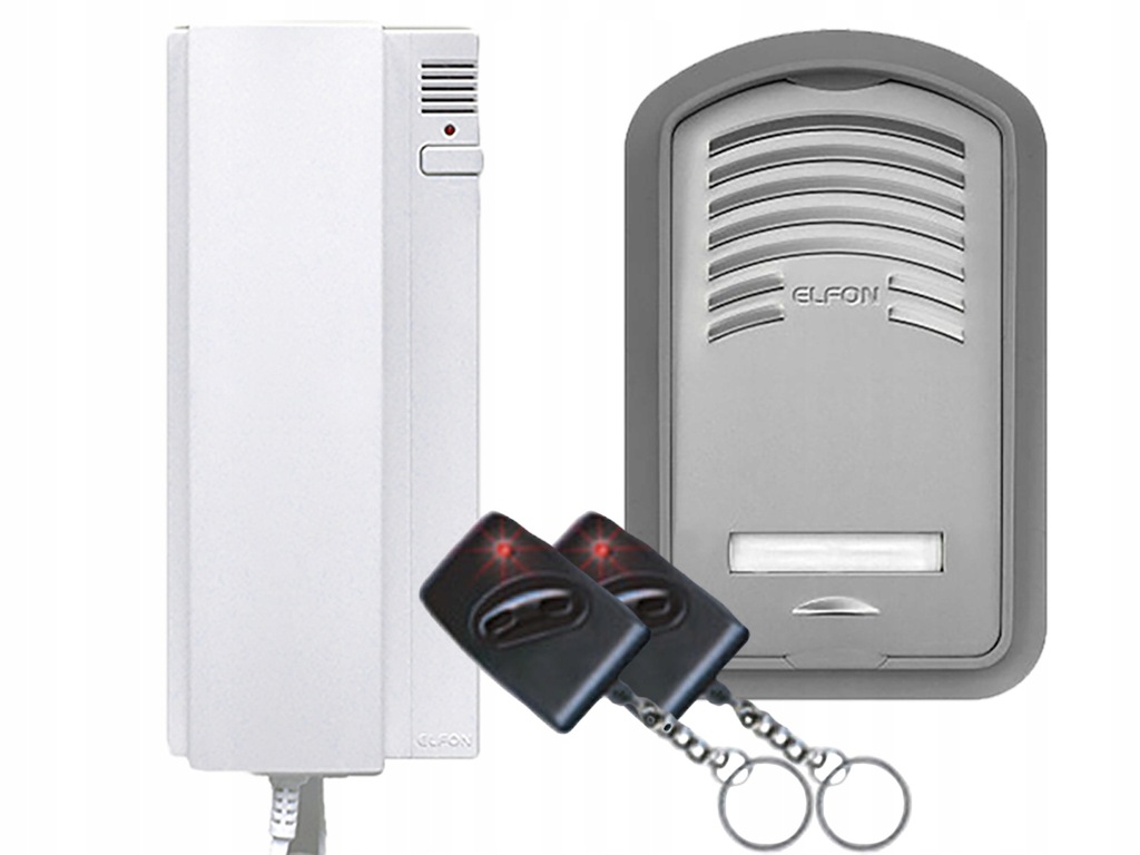 DOMOFON ELFON ZESTAW 1-rodzinny Z1 AU1-RL PILOTY - 10898713219 - oficjalne archiwum Allegro