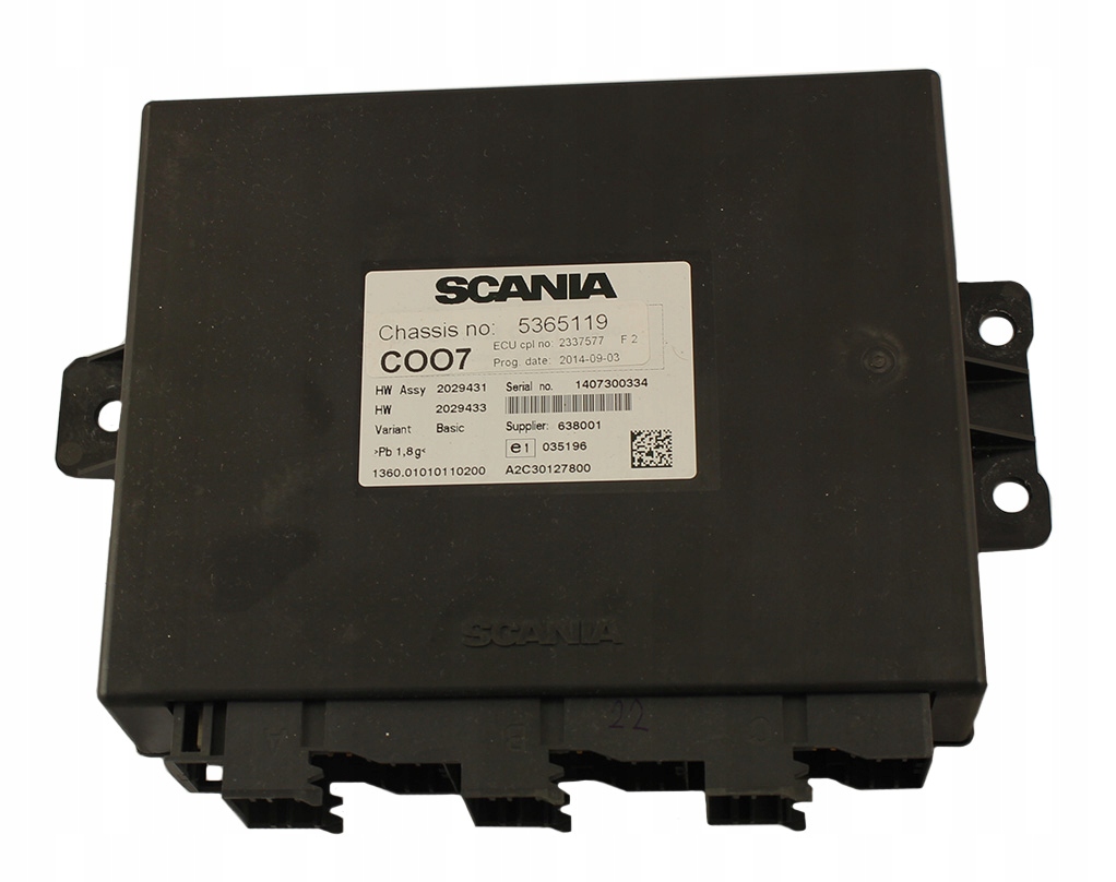 STEROWNIK SCANIA KOORDYNATOR COO7 2337577 24V - 9935450977 - oficjalne ...