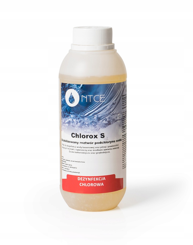 Podchloryn Sodu Stabilizowany Chlor Płyn Dezynfekcja Wody Chlorox S ...