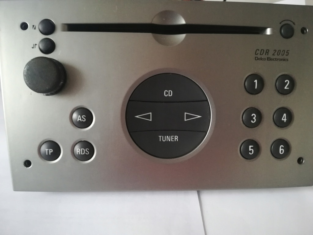 RADIO OPEL DELCO CDR 2005 - 12545737067 - oficjalne archiwum Allegro