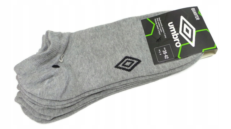 UMBRO SKARPETKI STOPKI zestaw 3 39-42 QUARTER - 14051767851 - oficjalne archiwum Allegro
