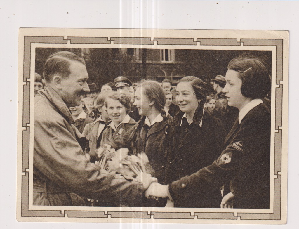 Niemcy III Rzesza postkarte Hitler Mi P 278/3 kasowany - 14969794403 ...