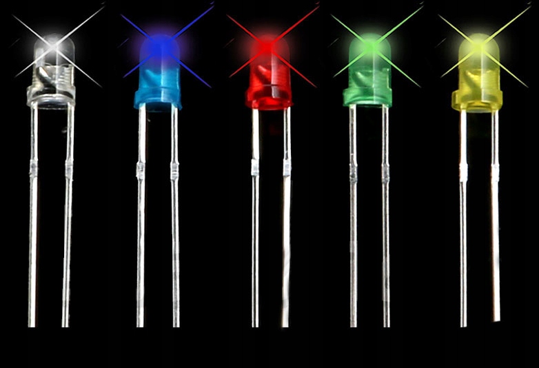 Dioda LED 3 mm- zielona, 10szt. Arduino - 7925967632 - oficjalne ...