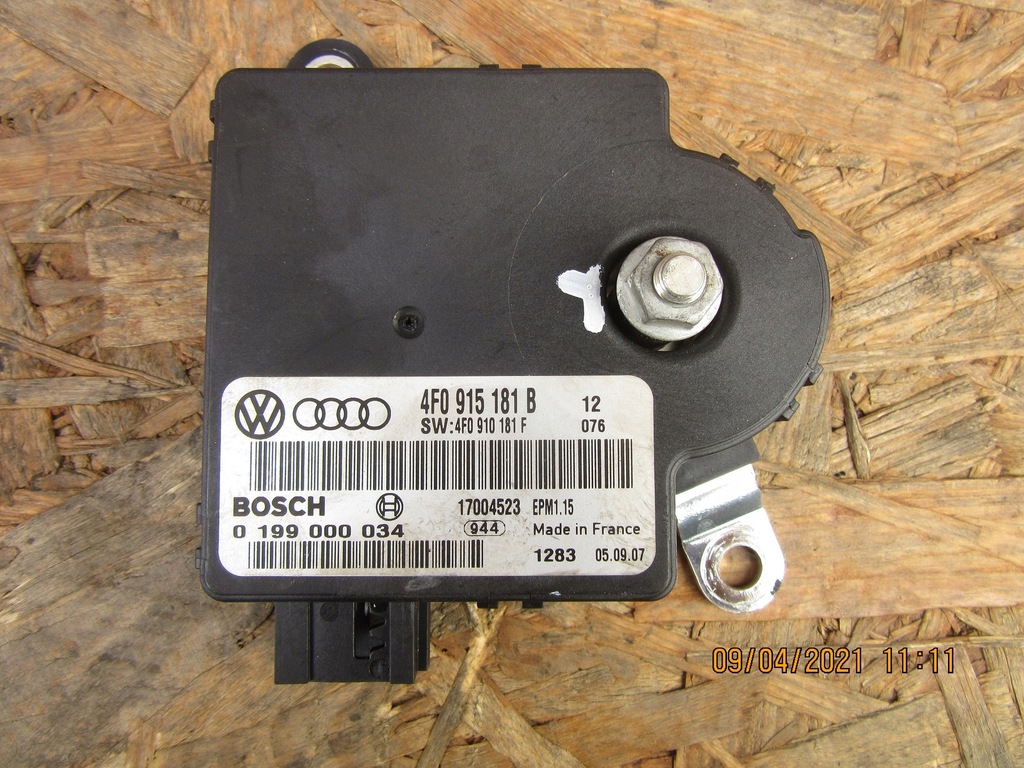 MODUŁ, STEROWNIK AKUMULATORA AUDI A6 C6 4F0915181B - 10601236398 - oficjalne archiwum Allegro