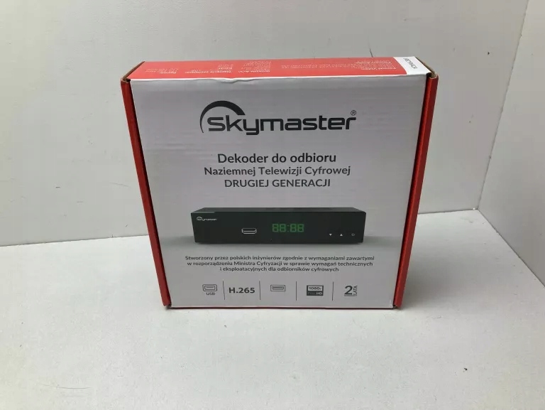 DEKODER DVB-T2 SKYMASTER STB M265 - 12713369330 - oficjalne archiwum Allegro