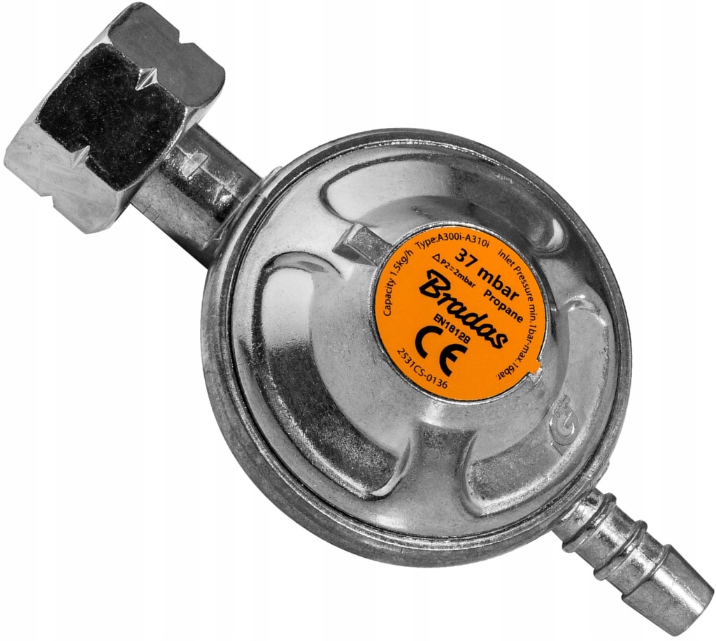 REDUKTOR GAZOWY DO BUTLI 11kg gazu propan butan - 7169013515 - oficjalne archiwum Allegro