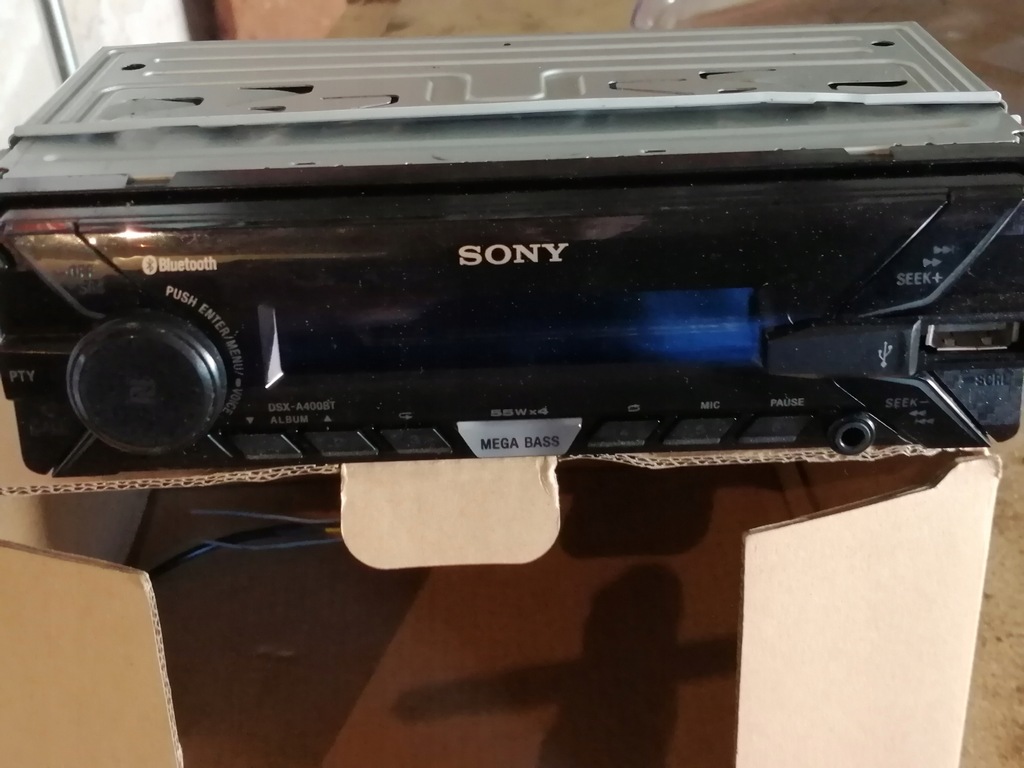 Radio Samochodowe Sony DSX-A410BT Bluetooth Czarny - 9445763023 - oficjalne archiwum Allegro