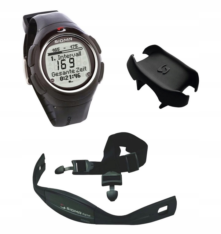 Sigma RC Onyx Pulsometr zegarek do biegania - 11491180905 - oficjalne ...