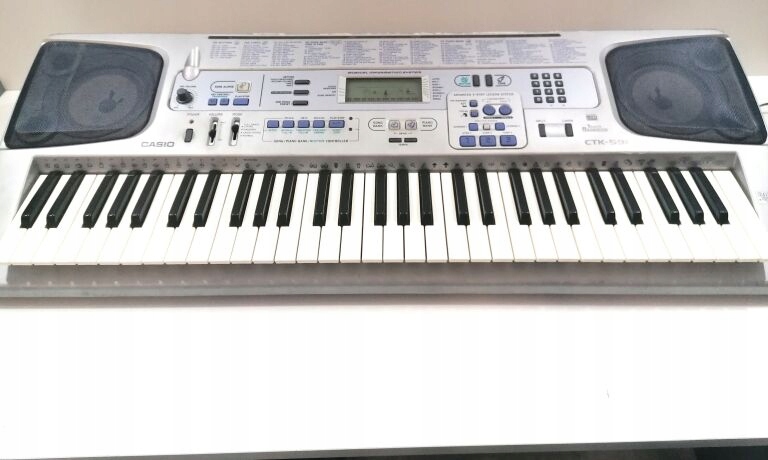 KEYBORD CASIO CTK-591 + ZASILACZ + POKROWIEC - 11501007685 - oficjalne archiwum Allegro