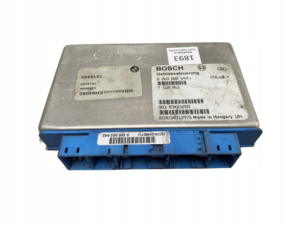 BMW E46 MODUŁ STEROWNIK SKRZYNI EGS 7514265 - 14124547511 - oficjalne ...