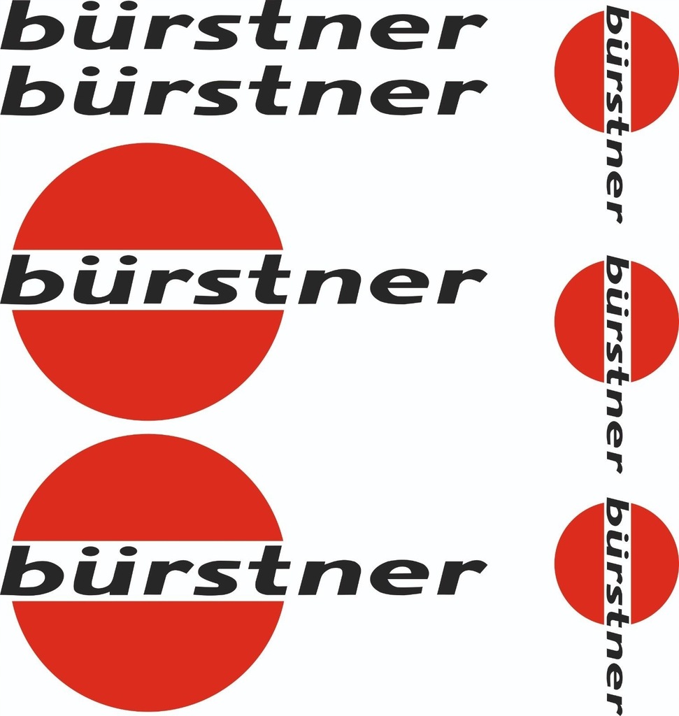 NAKLEJKA Burstner logo Zestaw Camping NAklejki - 7777380664 - oficjalne ...