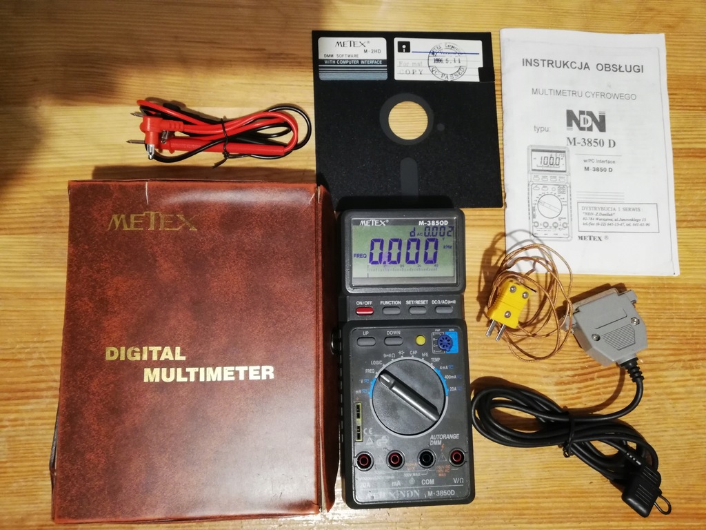 OKAZJA! Multimetr cyfrowy METEX M-3850D - 7787878694 - oficjalne ...