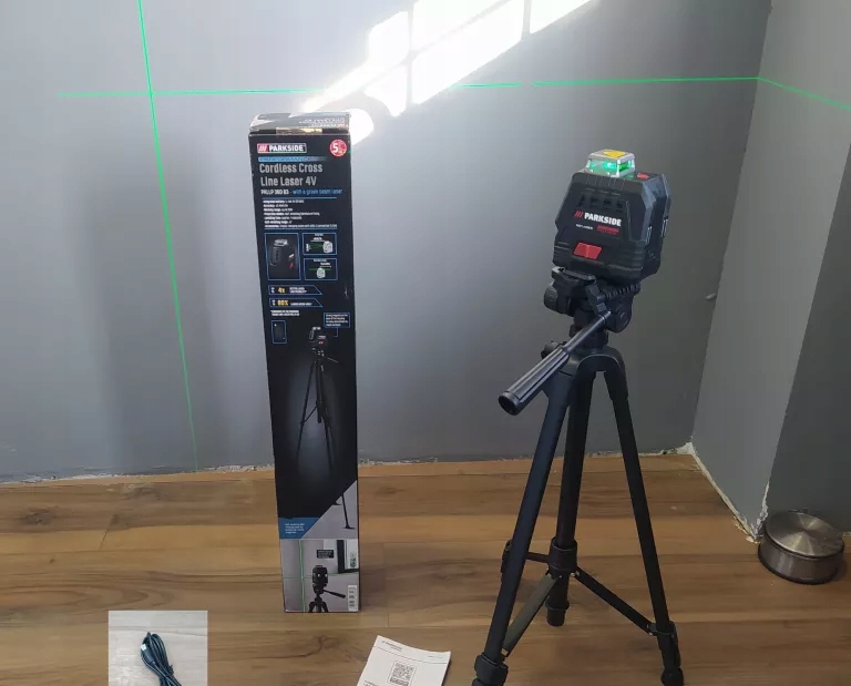 PARKSIDE LASER KRZYŻOWY PKLLP 360 B3 ZE STATYWEM - 13258434434 ...