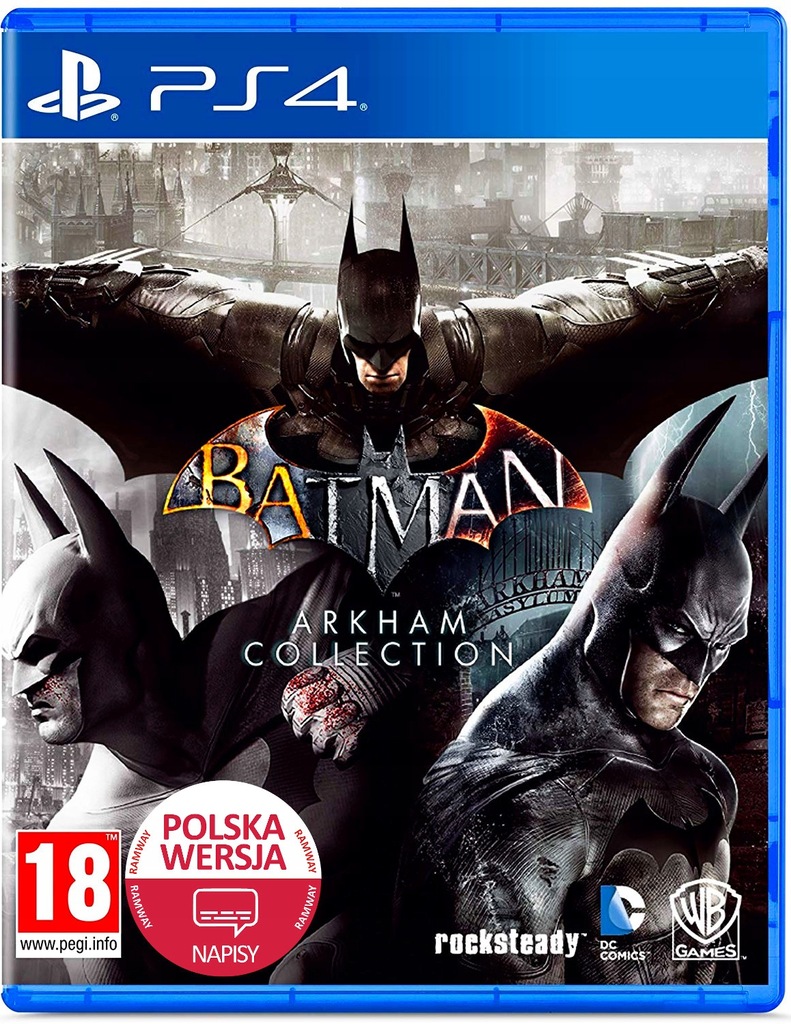 Batman Arkham Collection PS4 PL PS5 Kolekcja GOTY - 10636850978 ...